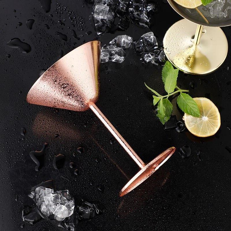 Pahar de cocktail Martini din oțel inoxidabil 304 Pahar de șampanie din ...